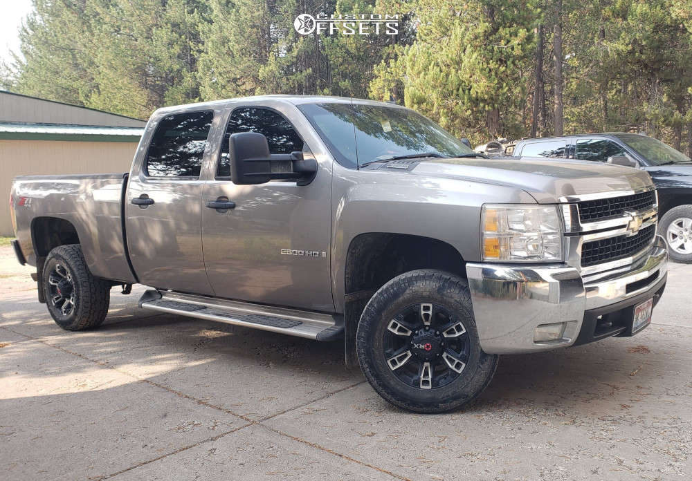 2009 Chevrolet Silverado 2500 HD with 20x9 18 Work Beast Ii and 33/12 ...