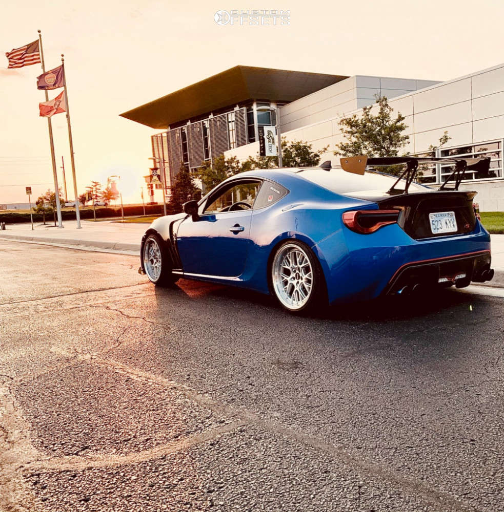 2018 Subaru BRZ with 18x9.5 35 ESR Cs11 and 225/35R18 Achilles Atr Sport and Coilovers | Custom ...