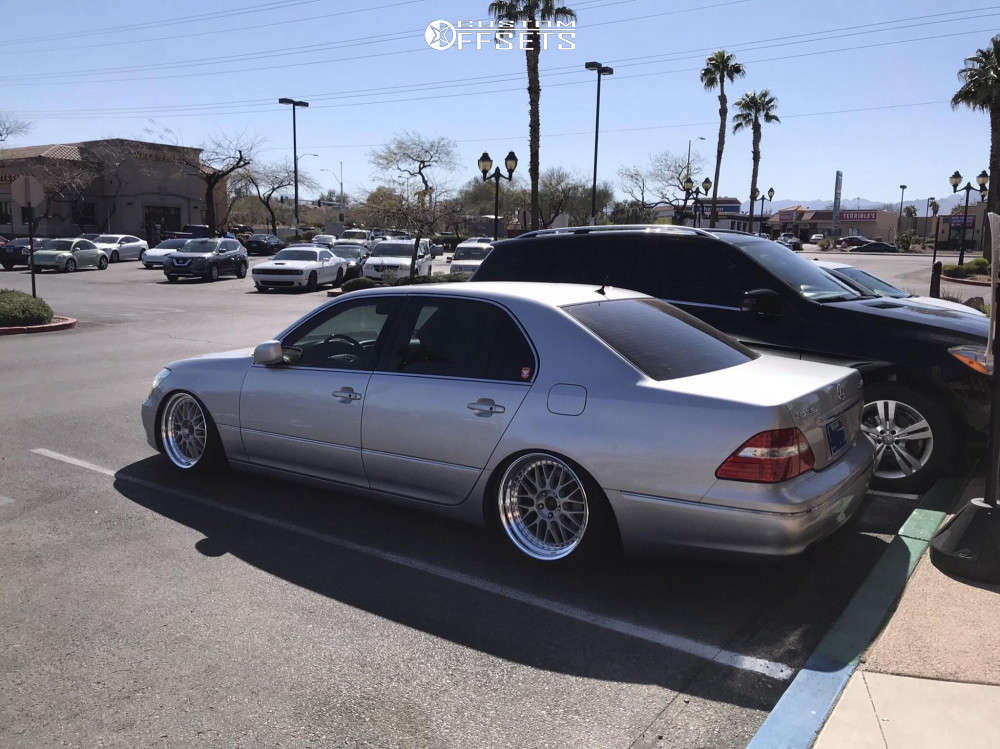 2006 Lexus LS430 with 19x9.5 20 Work Meister M1 3p and 225/35R19 ...