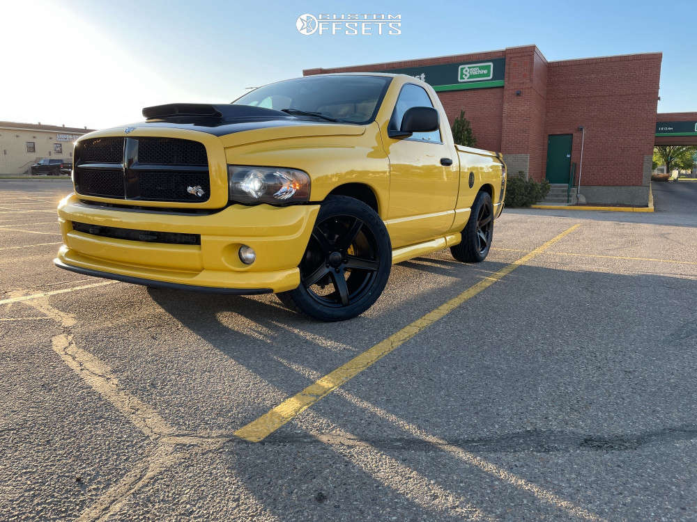 2005 Dodge Ram 1500 with 22x10 18 Wheel Replicas V1185 and 305/45R22 ...