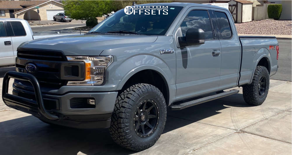 2019 Ford F-150 with 18x9 6 Icon Alloys Rebound and 295/70R18 Nitto ...