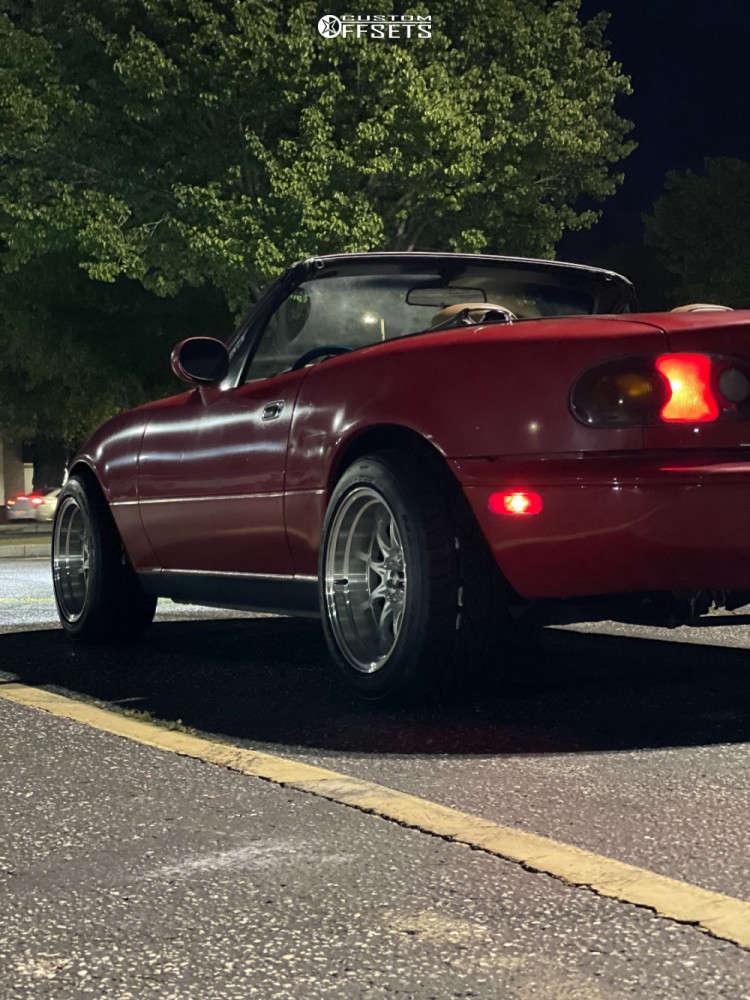 1993 Mazda MX-5 Miata with 15x8 0 MST Mt11 and 205/50R15 Nitto Neo Gen ...