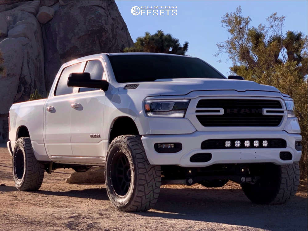 2019 Ram 1500 with 20x10 -24 Method Mr606 and 315/60R20 Toyo Tires Open ...