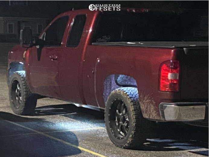 2009 Chevrolet Silverado 1500 with 20x9.5 -12 BMF Novakane and 285 ...