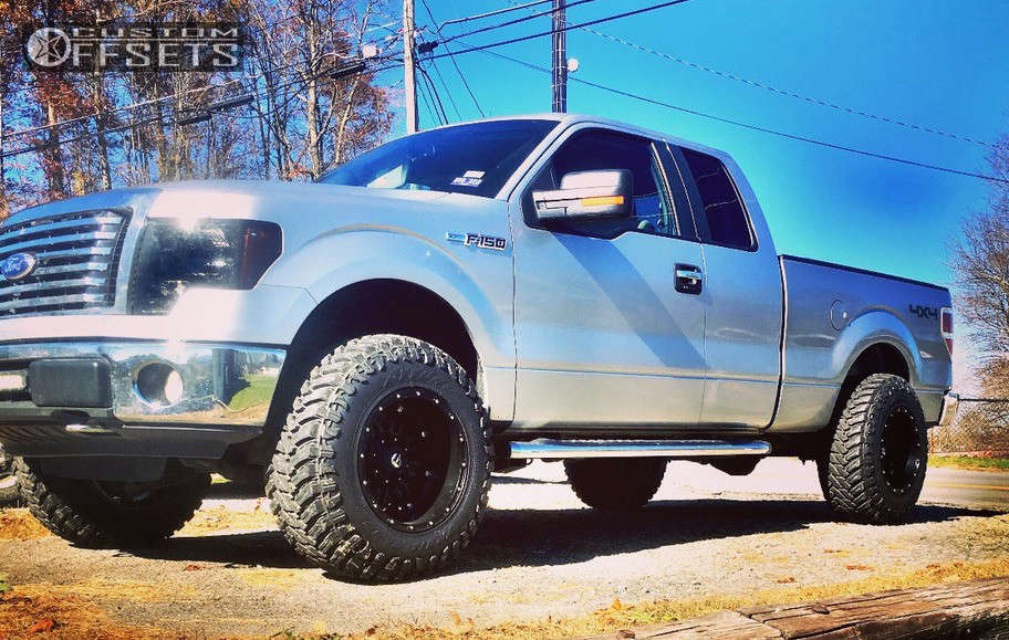 2010 Ford F-150 with 18x12 -44 Fuel Hostage and 35/12.5R18 Atturo Trail ...
