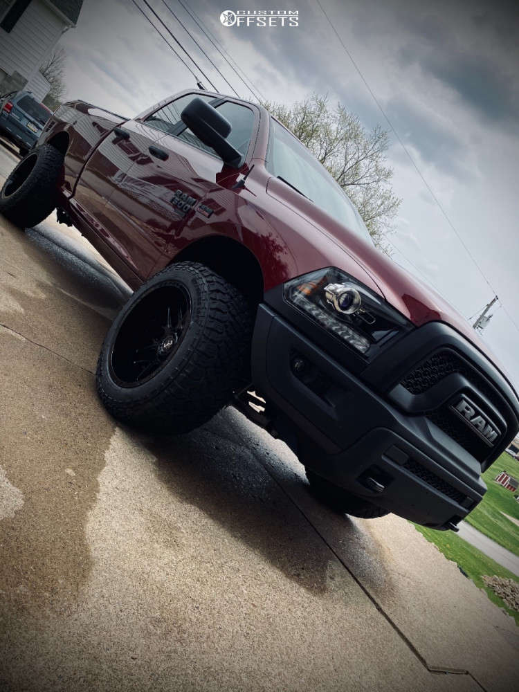 2020 Ram 1500 Classic with 20x12 -44 Motiv Offroad Magnus 423b and 33/ ...