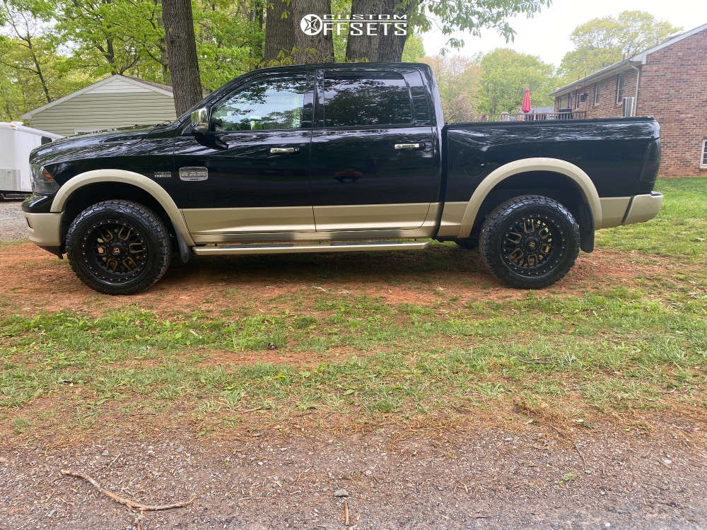 2012 Ram 1500 with 20x10 -24 Ballistic Tomahawk and 33/11.5R20 ...