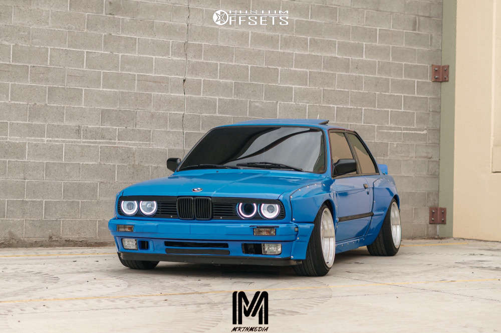 1988 BMW 325is with 17x10 15 ESM Esm-005r and 215/40R17 Goodyear All ...