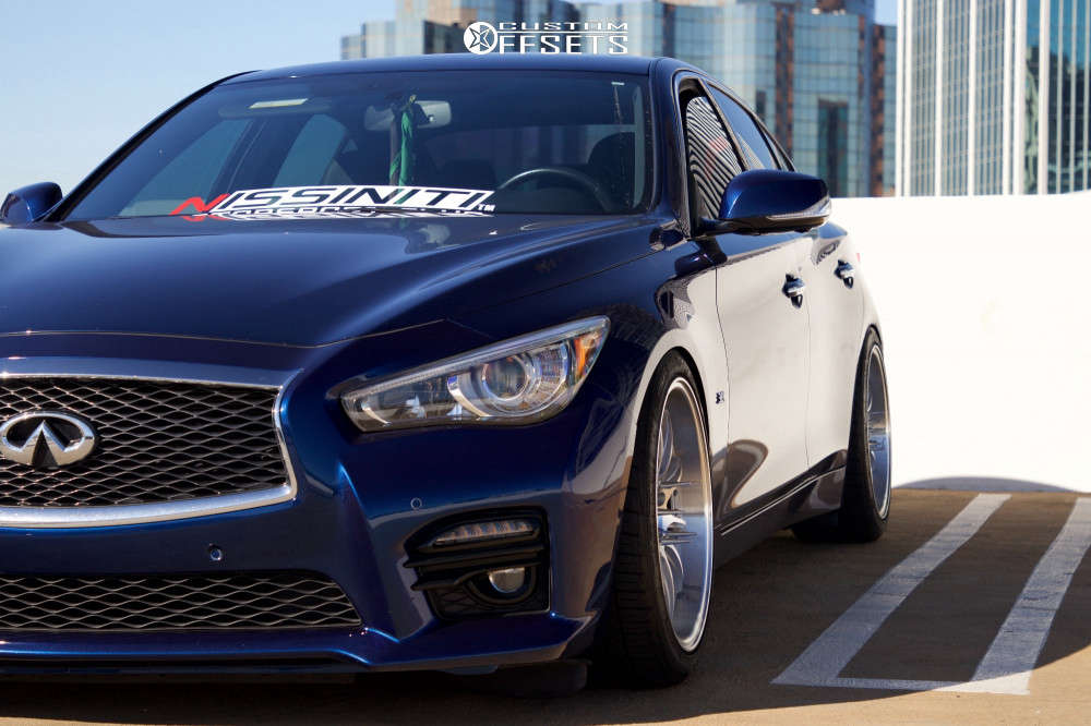 2017 INFINITI Q50 with 19x9.5 22 Aodhan Ds07 and 245/40R19 Nitto Motivo ...