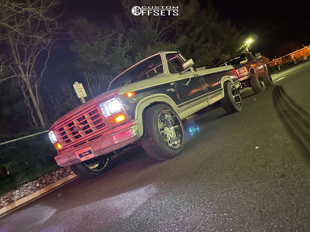 1981 Ford F-150 with 22x12 -51 ARKON OFF-ROAD Crown Series Triumph and ...