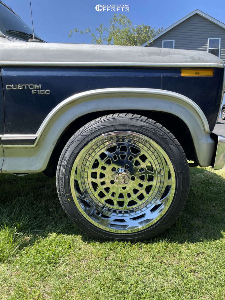 1981 Ford F-150 with 22x12 -51 ARKON OFF-ROAD Crown Series Triumph and ...