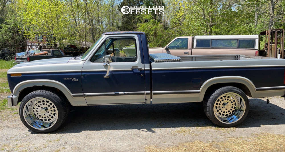 1981 Ford F-150 with 22x12 -51 ARKON OFF-ROAD Crown Series Triumph and ...