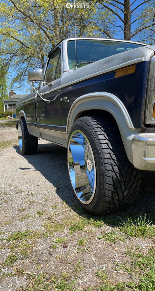 1981 Ford F-150 with 22x12 -51 ARKON OFF-ROAD Crown Series Triumph and ...