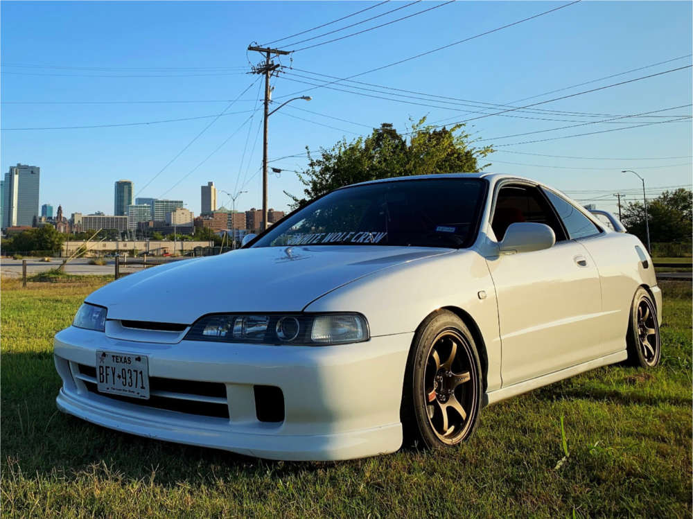1997 Acura Integra with 15x8 35 Gram Lights 57dr and 205/50R15 Nitto ...