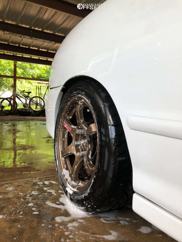 1997 Acura Integra with 15x8 35 Gram Lights 57dr and 205/50R15 Nitto ...