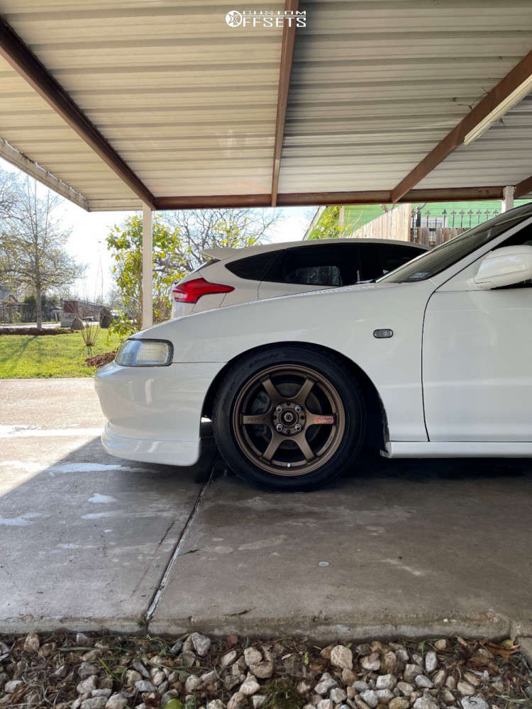 1997 Acura Integra with 15x8 35 Gram Lights 57dr and 205/50R15 Nitto ...