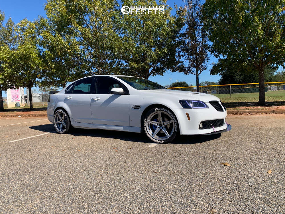 2008 Pontiac G8 with 19x9.5 35 Advanti Racing Cammino and 275/35R19 ...