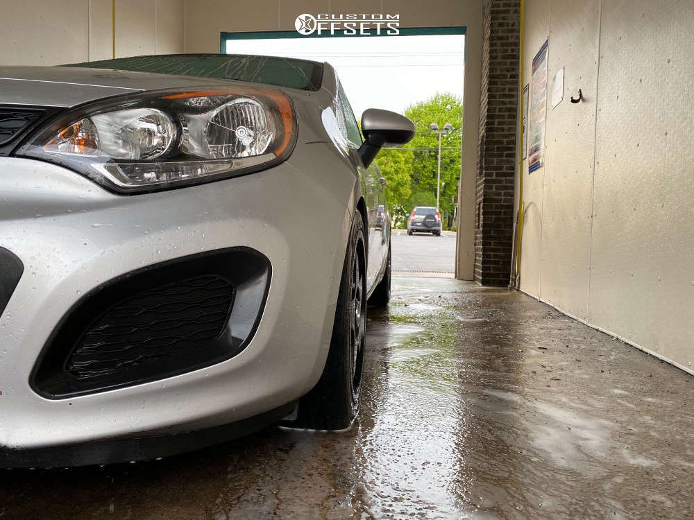2014 Kia Rio with 17x7.5 42 Fifteen52 Chicane and 215/45R17 Toyo Tires ...