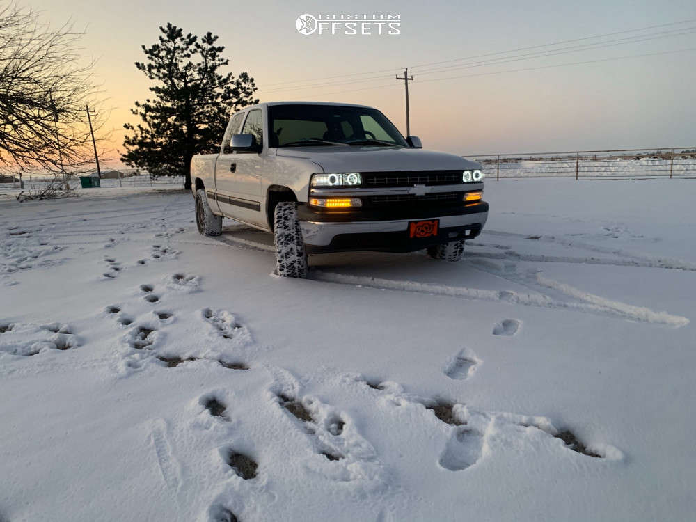 2001 Chevrolet Silverado 1500 with 16x10 0 American Racing Unknown and ...