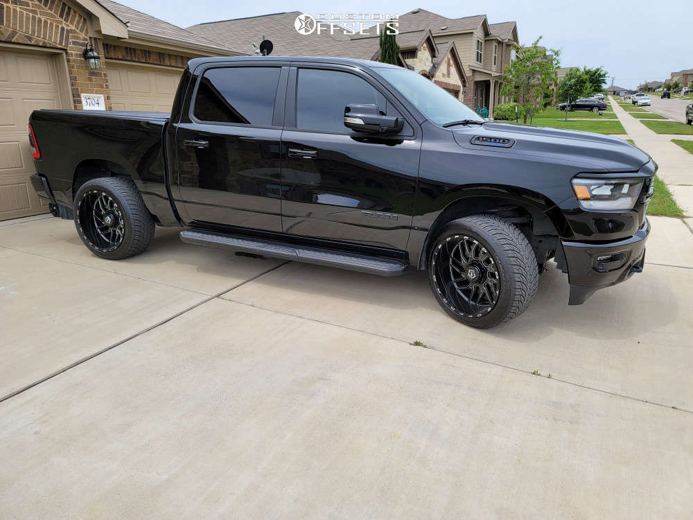 2021 Ram 1500 with 22x12 TIS Forged 544bm and 305/40R22 Atturo Az800 ...