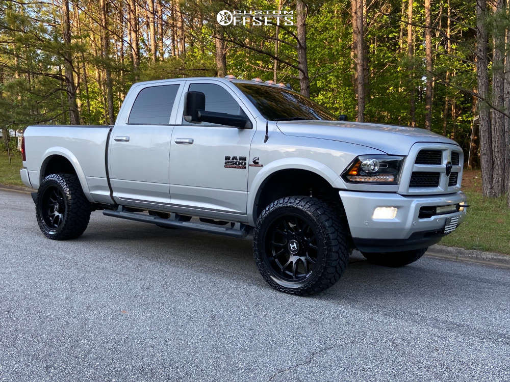 2017 Ram 2500 with 22x10 -25 Hostile H113 and 35/12.5R22 Kenda Klever R ...