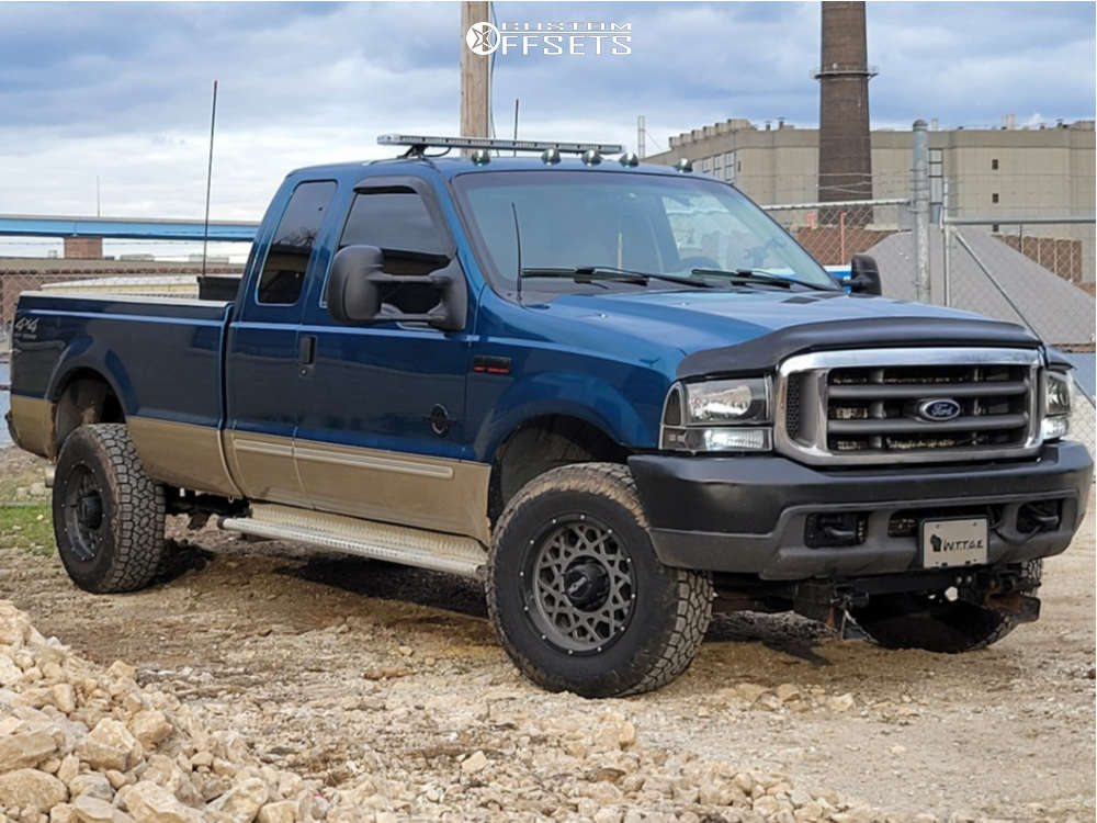 2000 Ford F-350 Super Duty with 18x9 12 Vision Rocker and 33/12.5R18 ...