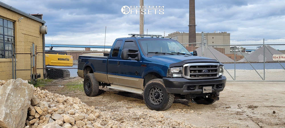 2000 Ford F-350 Super Duty with 18x9 12 Vision Rocker and 33/12.5R18 ...
