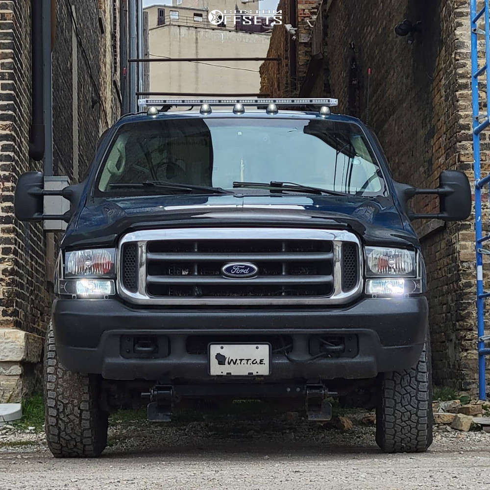 2000 Ford F-350 Super Duty with 18x9 12 Vision Rocker and 33/12.5R18 ...