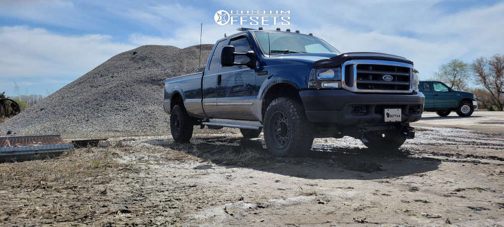 2000 Ford F-350 Super Duty with 18x9 12 Vision Rocker and 33/12.5R18 ...