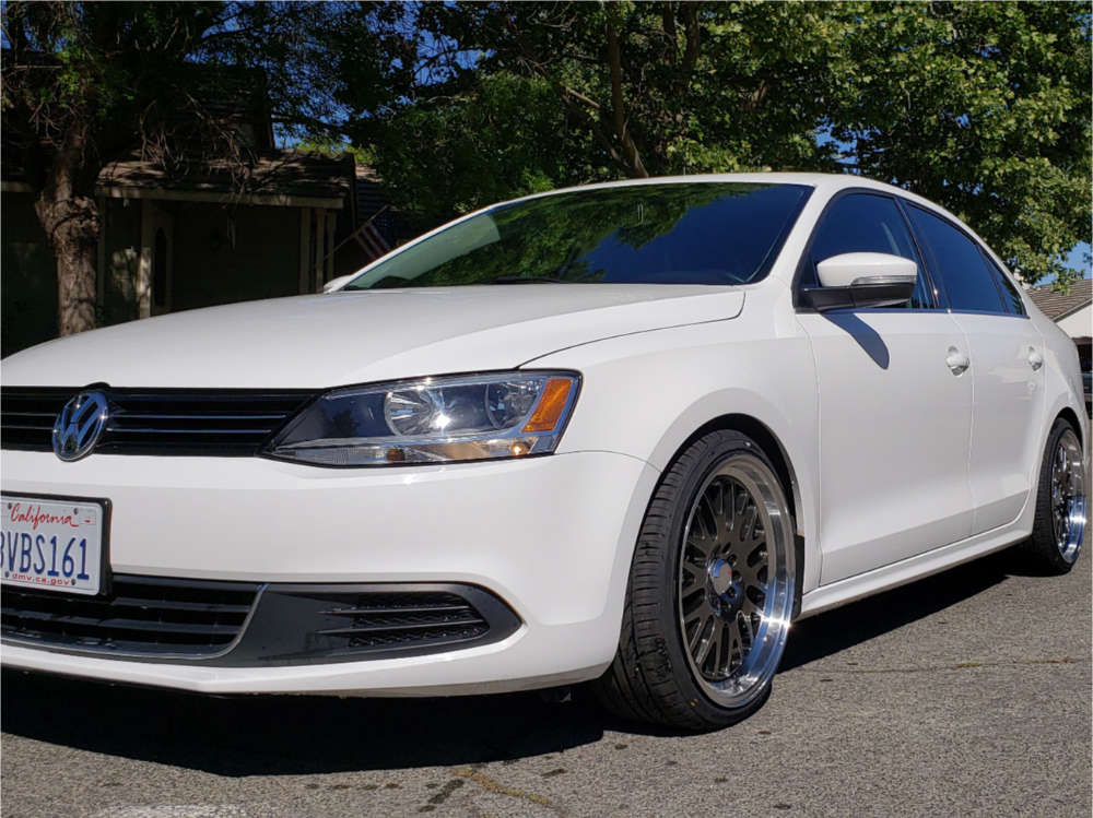 Lowered Jetta ECS News VW MKV Jetta 2.5L Lowering Installation Kits