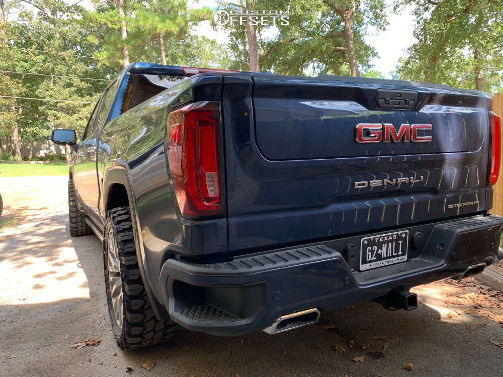 2019 GMC Sierra 1500 with 22x10 30 4Play Snowflakes and 33/12.5R22 ...