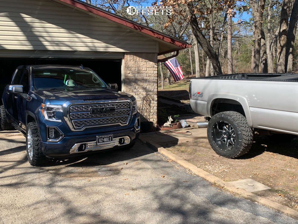 2019 GMC Sierra 1500 with 22x10 30 4Play Snowflakes and 33/12.5R22 ...