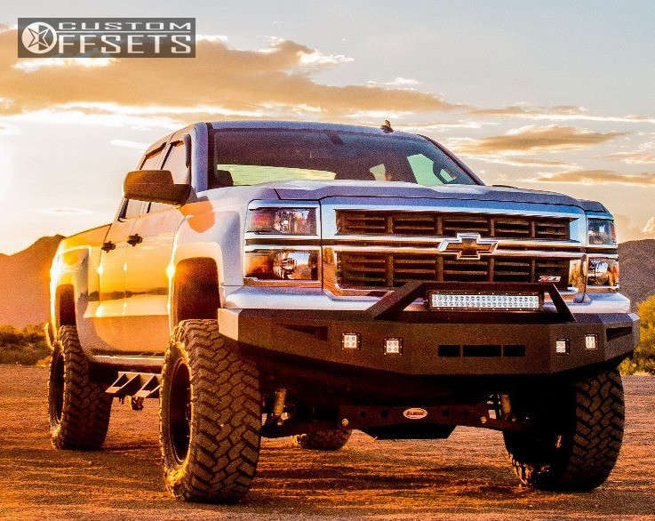 2014 Chevrolet Silverado 1500 with 18x9 0 LRG 102 and 35/12.5R18 Toyo ...
