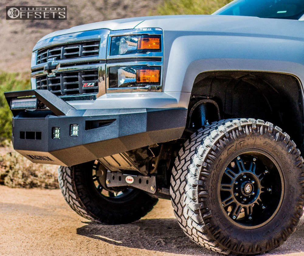 2014 Chevrolet Silverado 1500 with 18x9 0 LRG 102 and 35/12.5R18 Toyo ...