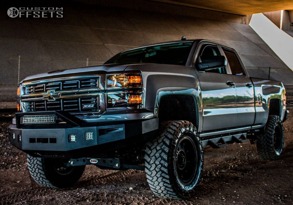 2014 Chevrolet Silverado 1500 with 18x9 0 LRG 102 and 35/12.5R18 Toyo ...