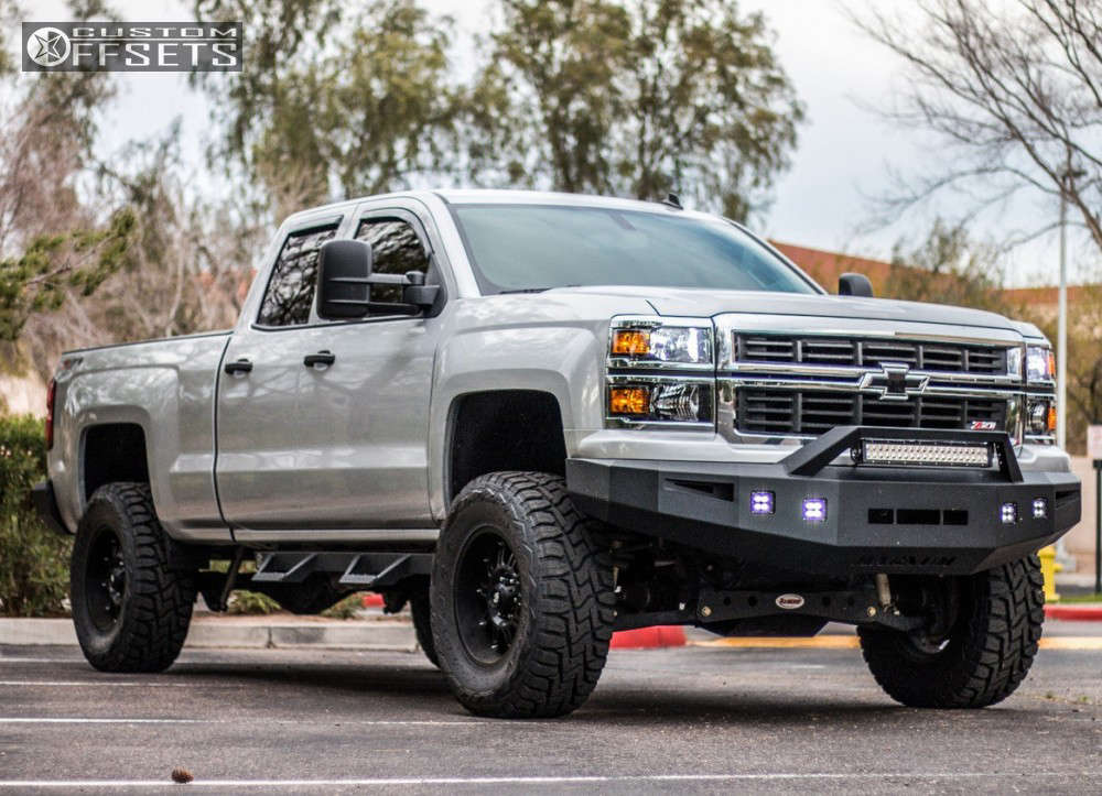 2014 Chevrolet Silverado 1500 with 18x9 0 LRG 102 and 35/12.5R18 Toyo ...
