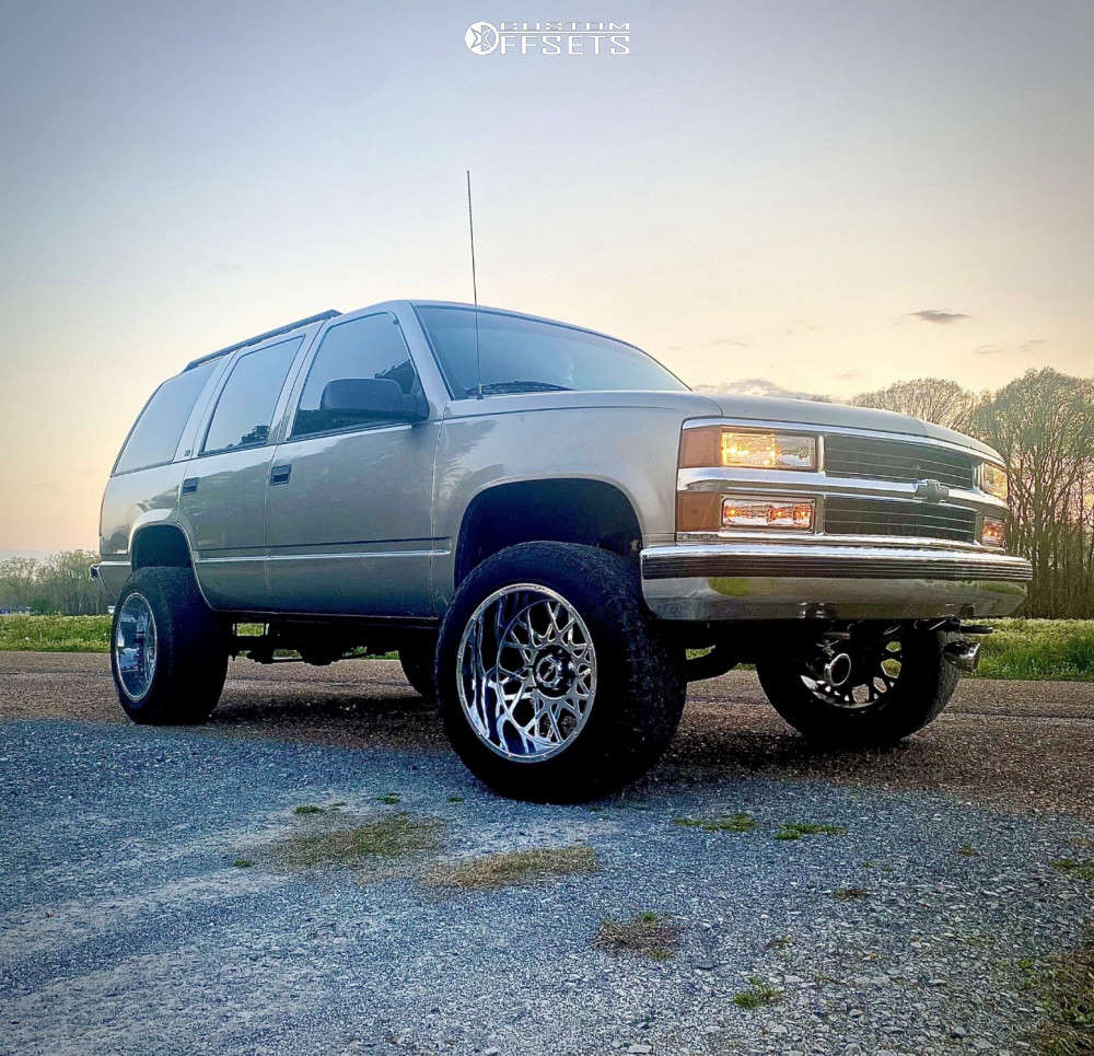 1999 Chevrolet Tahoe with 20x12 -51 Vision Rocker and 33/12.5R20 Toyo ...