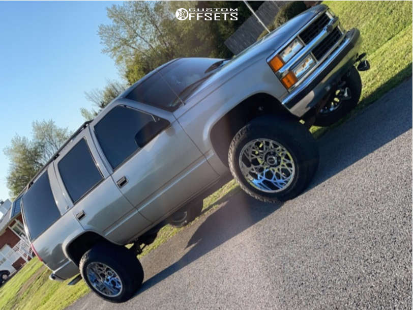 1999 Chevrolet Tahoe with 20x12 -51 Vision Rocker and 33/12.5R20 Toyo ...