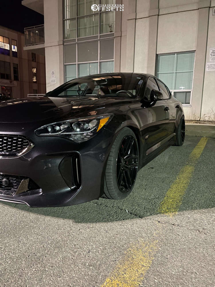 2021 Kia Stinger with 19x9.5 30 Fast Aristo and 255/35R19 Falken Azenis ...