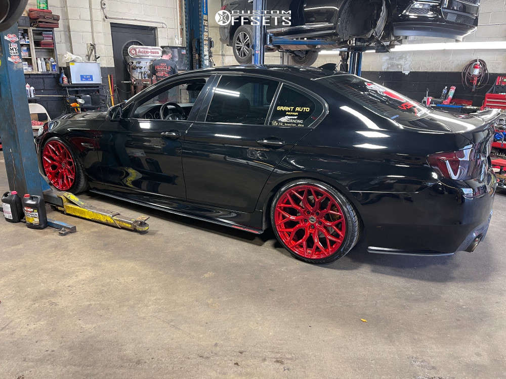 2013 BMW 535i with 20x10 26 Vossen Hf2 and 245/35R20 Lionhart Lh-five ...