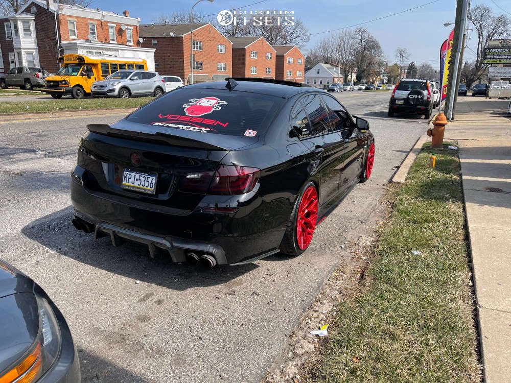 2013 BMW 535i with 20x10 26 Vossen Hf2 and 245/35R20 Lionhart Lh-five ...