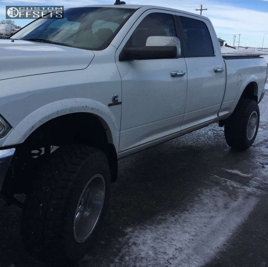 2014 Ram 2500 with 18x12 -44 Fuel Maverick and 295/70R18 Cooper ...