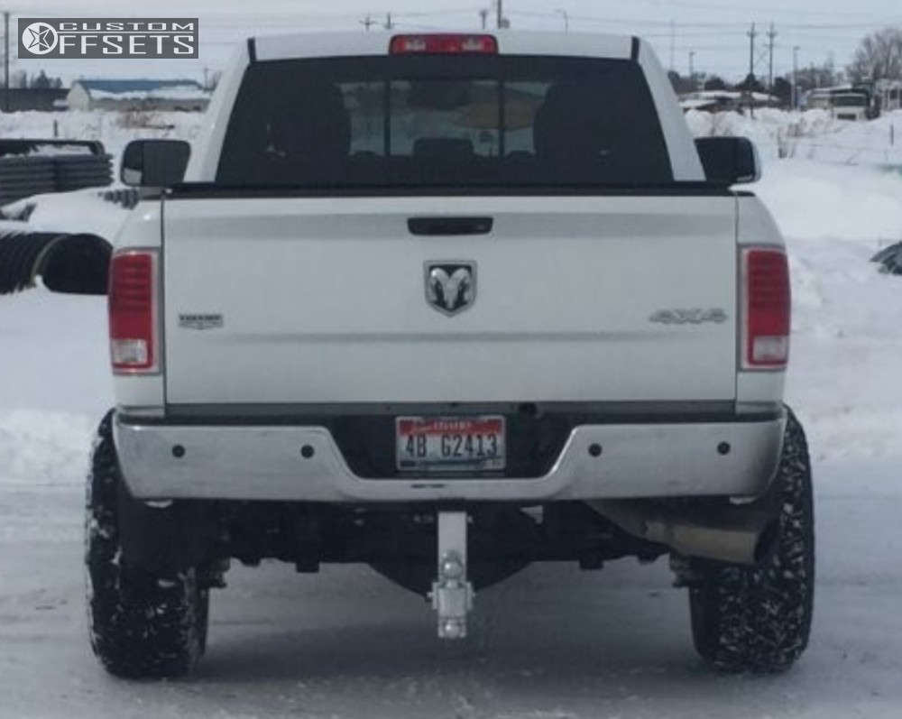 2014 Ram 2500 with 18x12 -44 Fuel Maverick and 295/70R18 Cooper ...