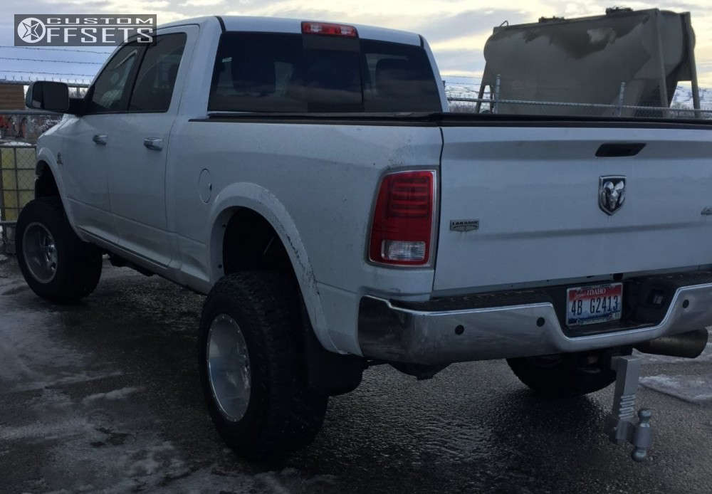 2014 Ram 2500 with 18x12 -44 Fuel Maverick and 295/70R18 Cooper ...
