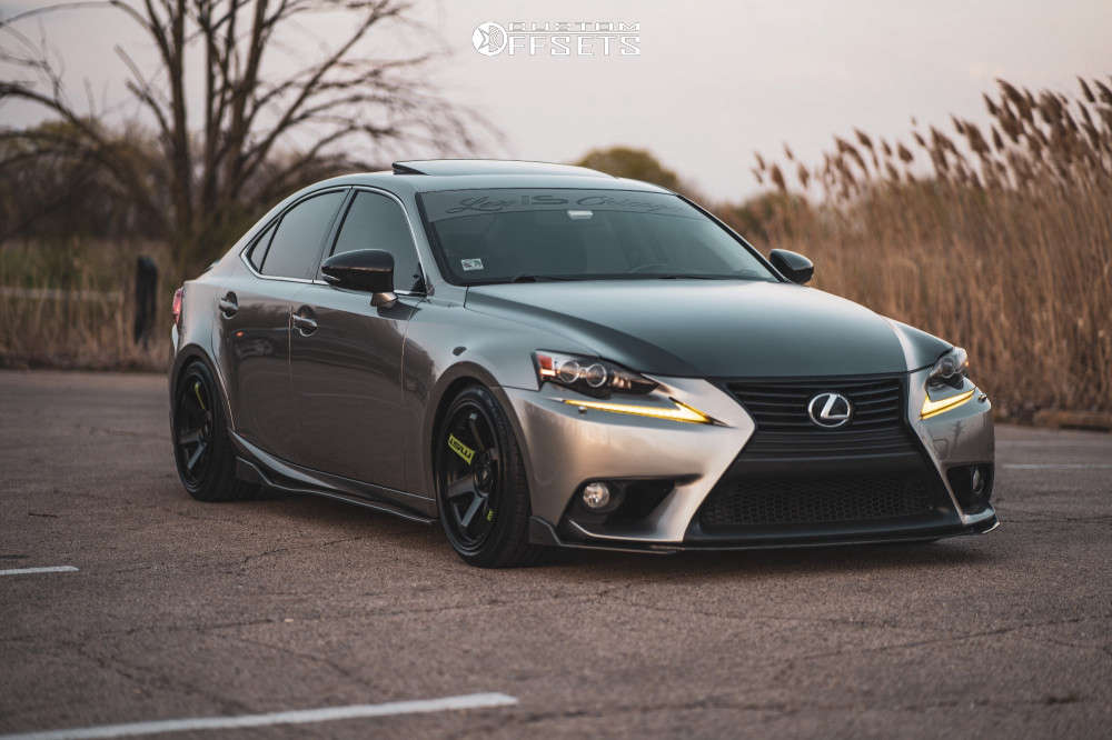 2014 Lexus IS250 with 18x9.5 35 MST Mt01 and 225/40R18 Lexani Lx-twenty ...