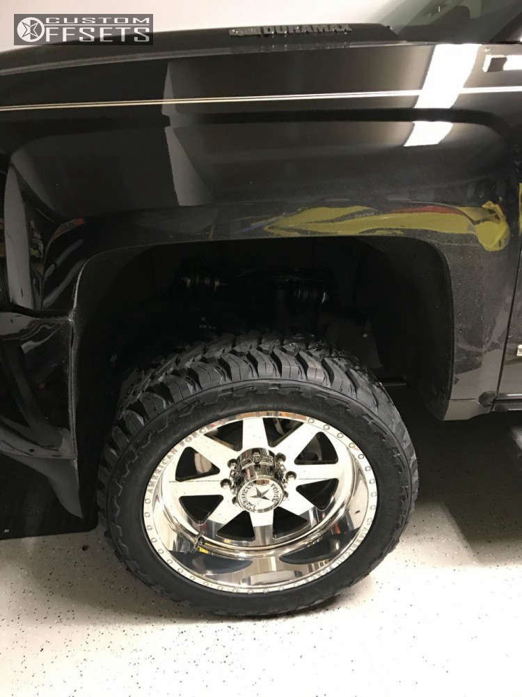2016 Chevrolet Silverado 2500 HD with 22x10 -25 American Force ...
