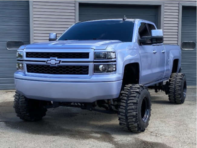 2015 Chevrolet Silverado 1500 with 16.5x14 -91 Bart Wheels Super ...