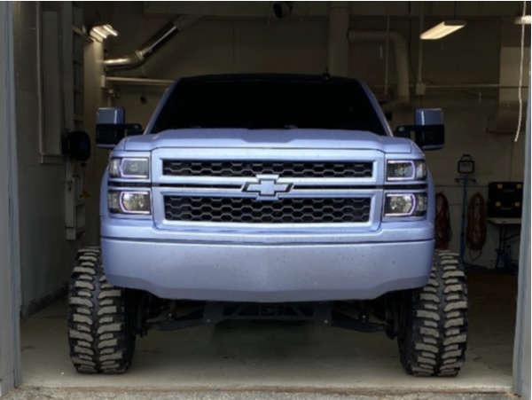 2015 Chevrolet Silverado 1500 with 16.5x14 -91 Bart Wheels Super ...