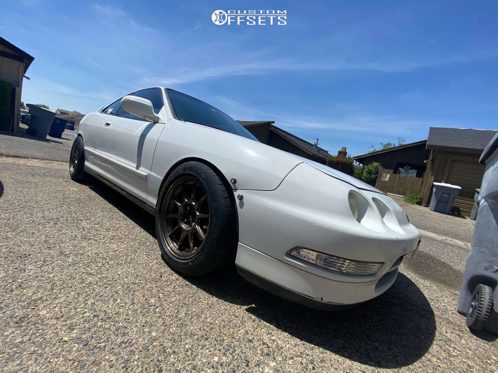1997 Acura Integra with 15x8 25 Konig Dekagram and 205/50R15 Nitto Neo ...