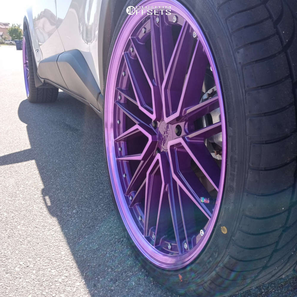 2020 Toyota C-HR with 20x9 35 XXR 571 and 235/35R20 Achilles ATR Sport ...